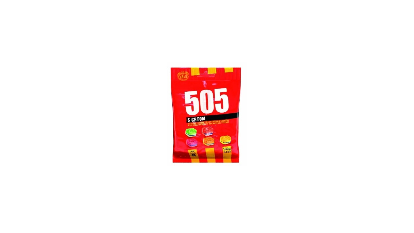 Bomboni KRAŠ 505 s crtom 100g - Cjenoteka