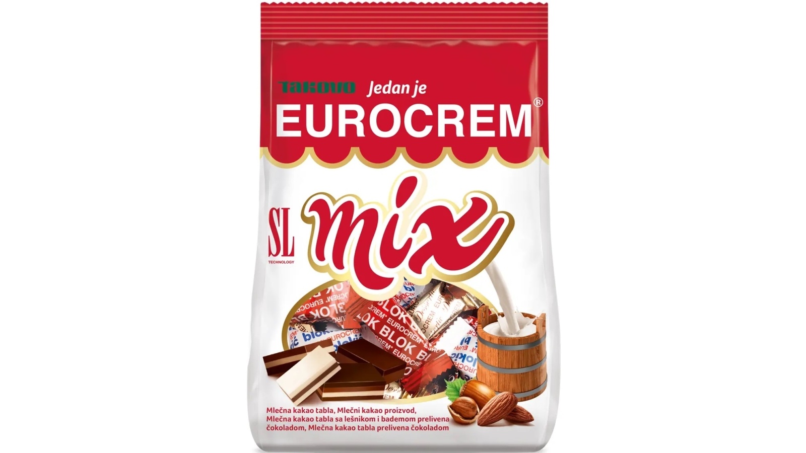 Čokoladice SWISSLION Eurocrem Mix 280g - Cjenoteka