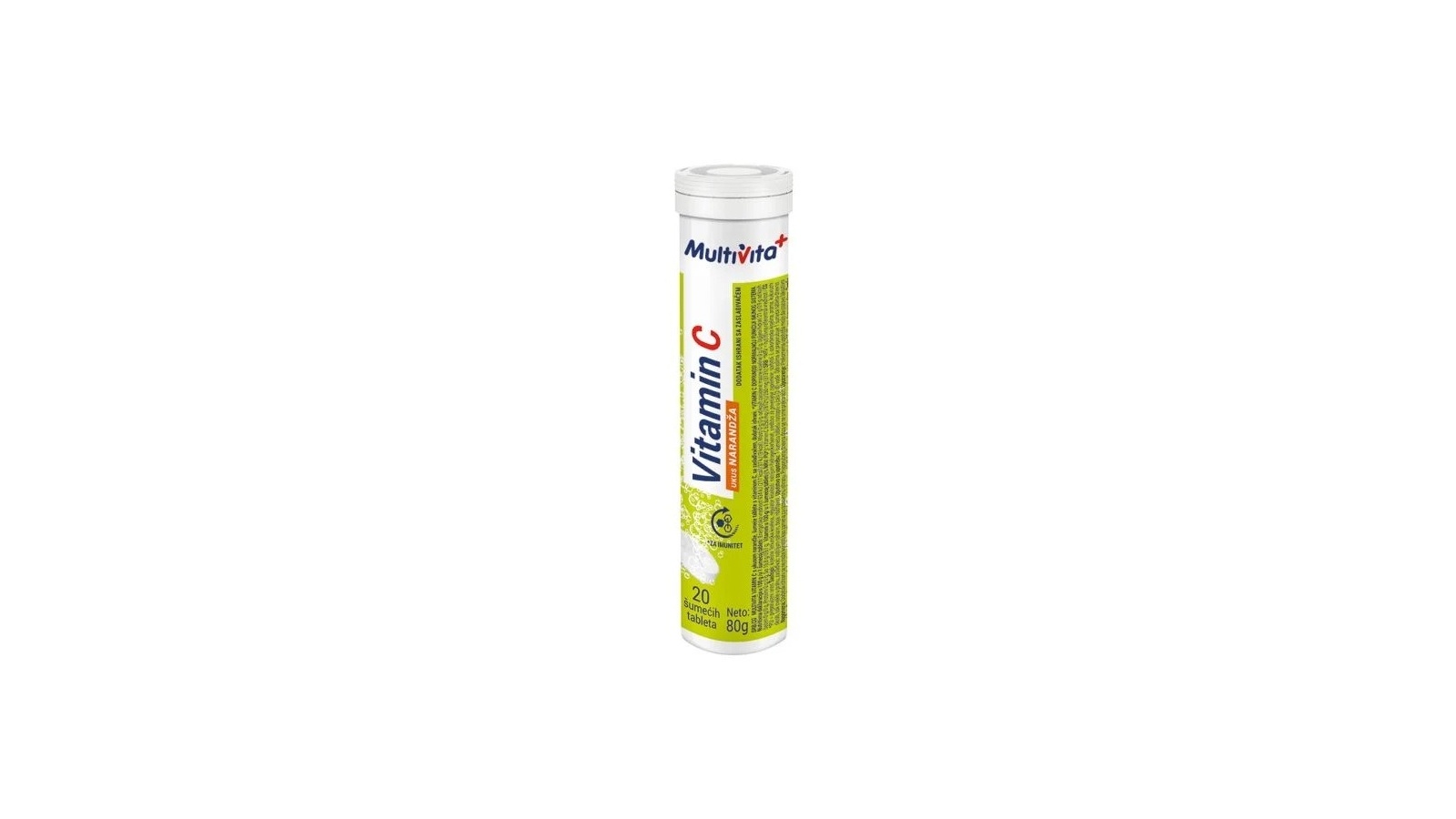 Šumeće tablete MULTIVITA vitamin C 76g - Cjenoteka