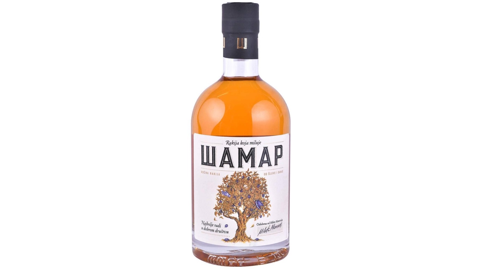 Rakija ŠAMAR šljiva i dunja 0,7L - Cjenoteka