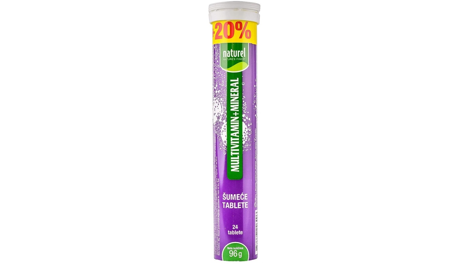 Šumeće tablete NATUIREL multivitamin + mineral 96g - Cjenoteka