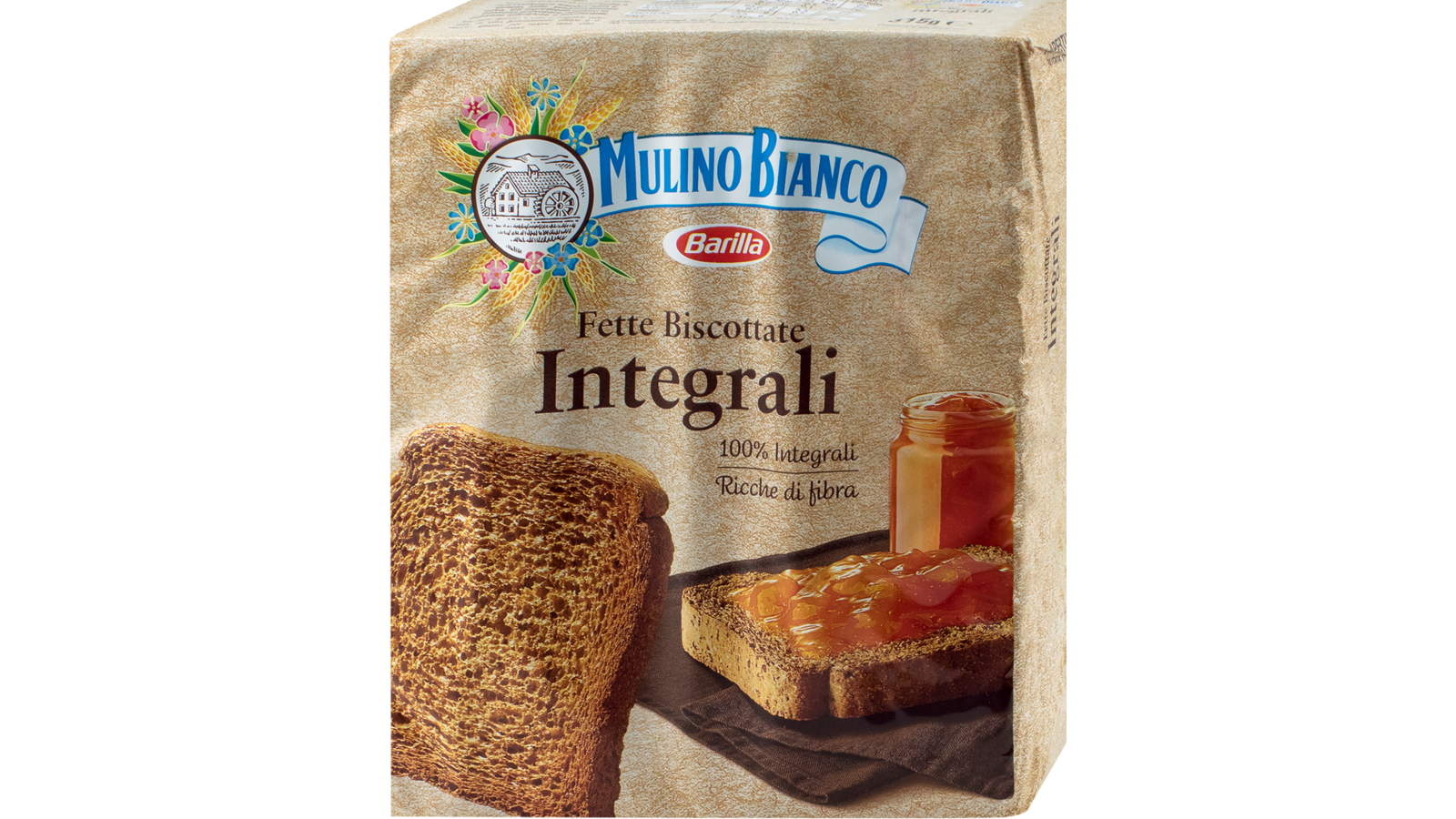 Dvopek BARILLA Mulino bianco Fette Integrali 310g - Cjenoteka