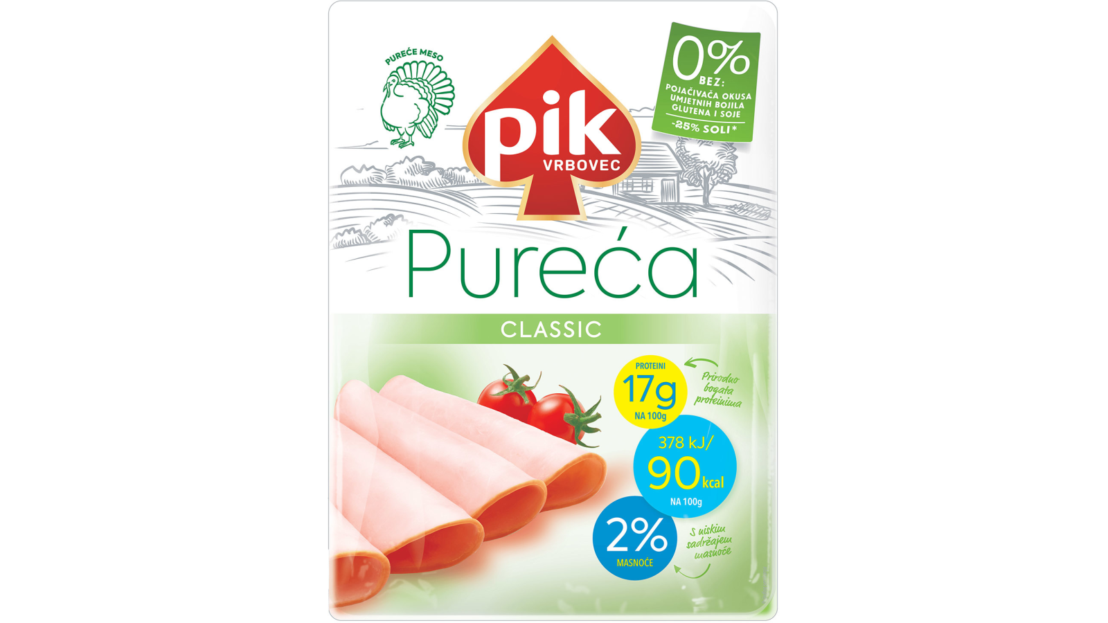 PIK pureća prsa classic slajs 100g - Cjenoteka