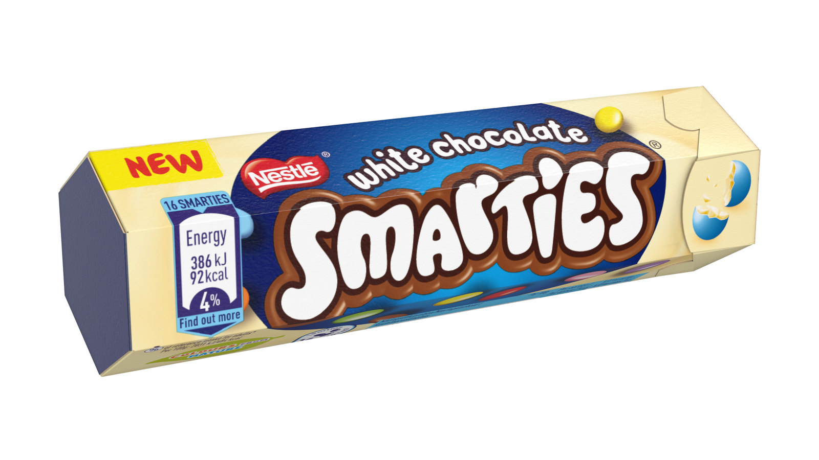 Bomboni SMARTIES white chocolate 34g - Cjenoteka