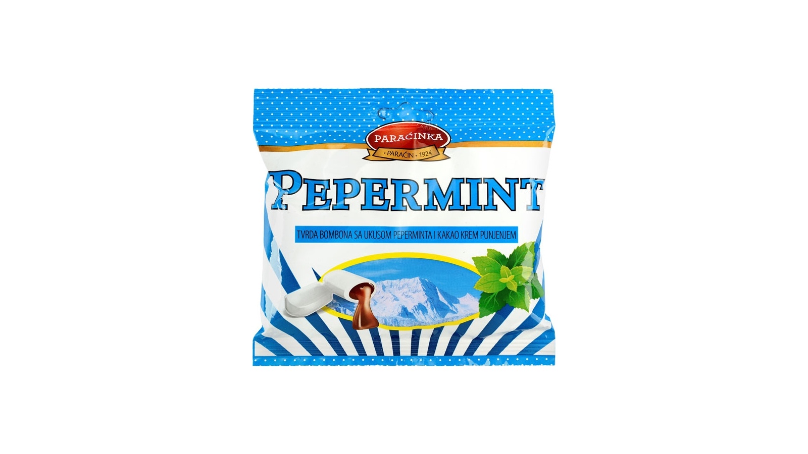 Bomboni PARAĆINKA pepermint s kakao punjenjem 100g - Cjenoteka