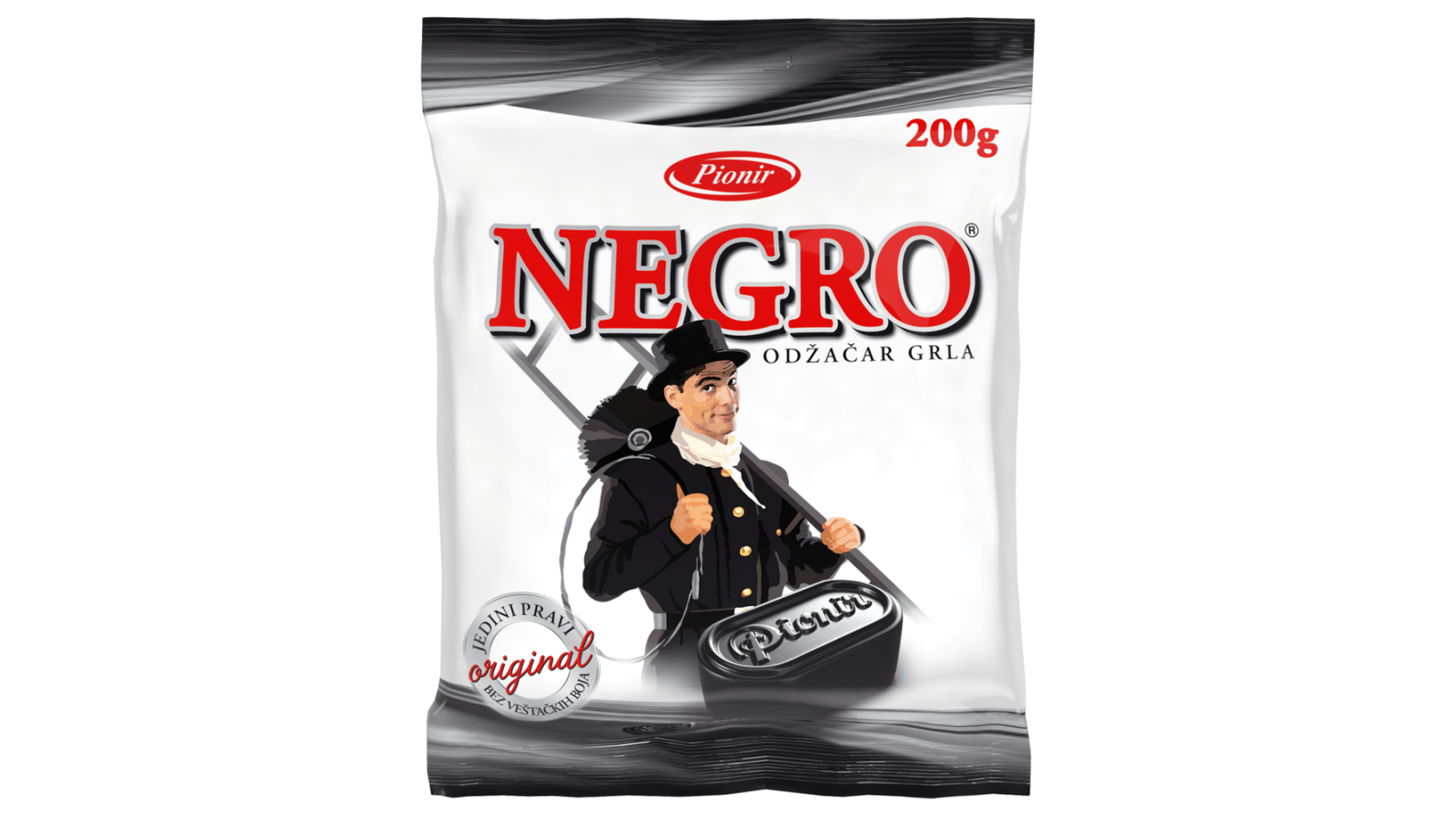 Bomboni PIONIR Negro classic 200g - Cjenoteka