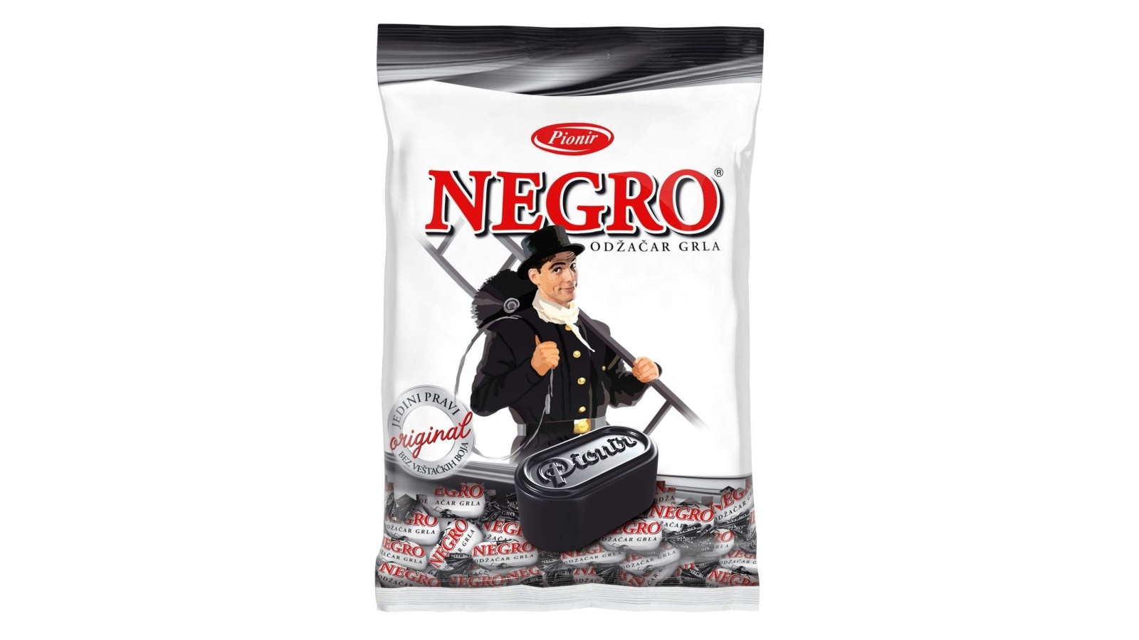 Bomboni PIONIR Negro classic 800g - Cjenoteka