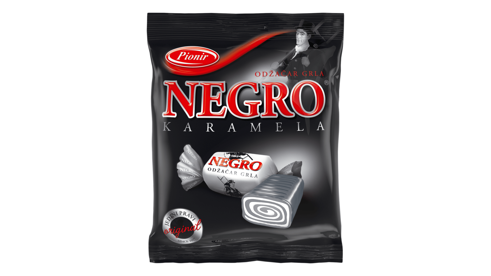 Bomboni PIONIR Negro Karamela 100g - Cjenoteka