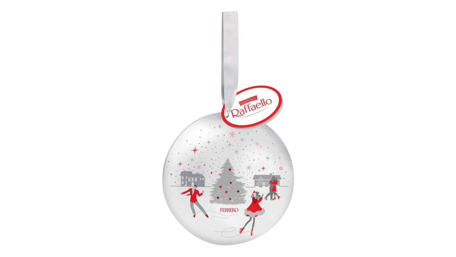 Bombonijera RAFFAELLO Tin balls xmas 40g - Cjenoteka