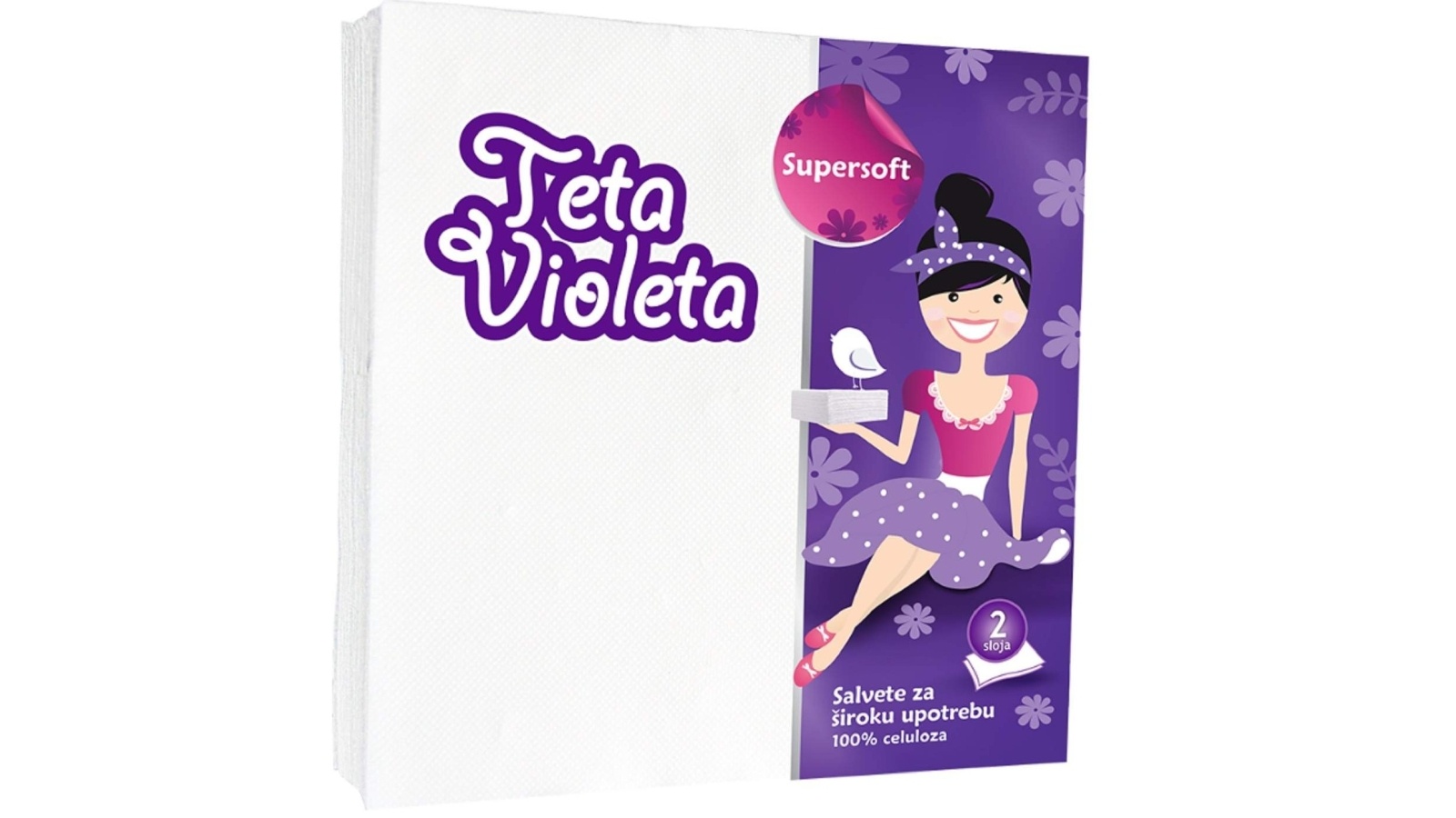 Salvete VIOLETA Super soft 2 sloja 25 kom - Cjenoteka