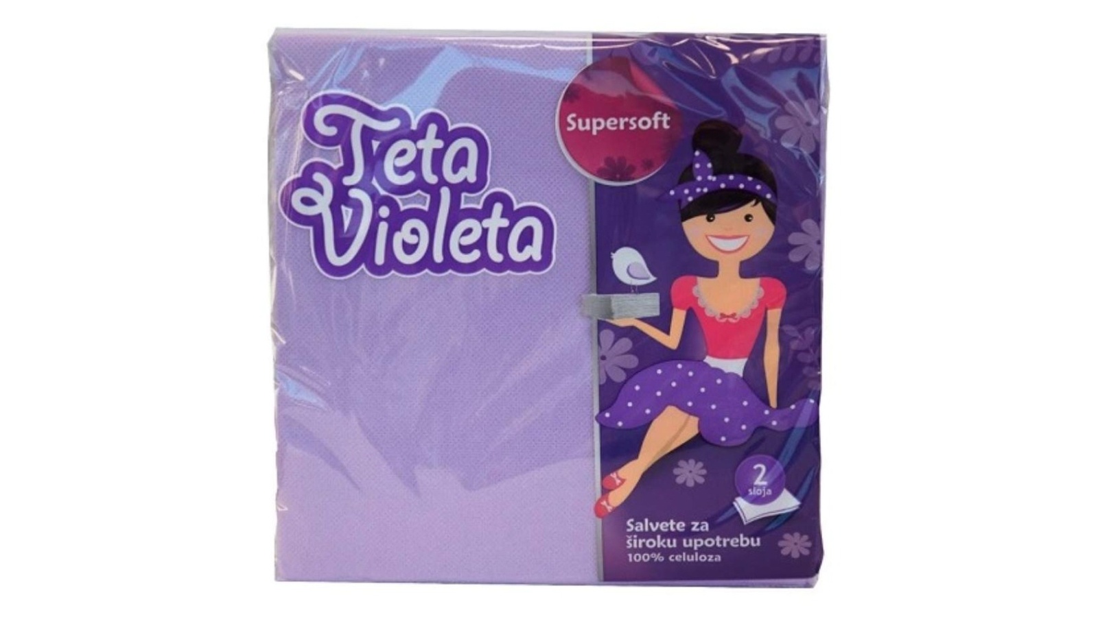 Salvete VIOLETA Super soft lila 2 sloja 25 kom - Cjenoteka