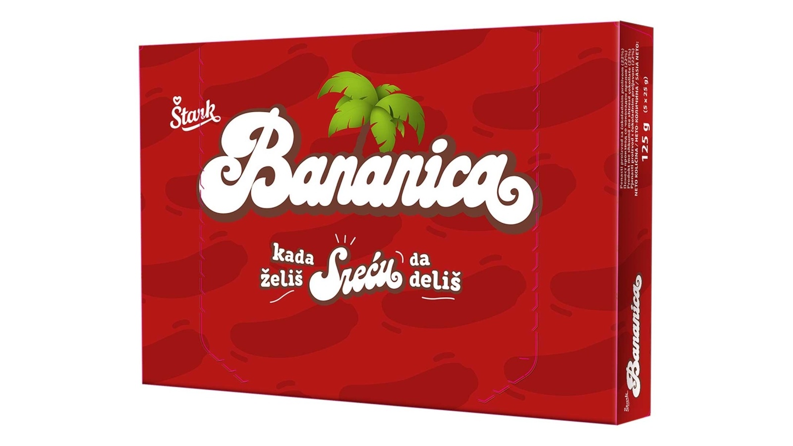 Čokoladica ŠTARK Bananica 125g - Cjenoteka