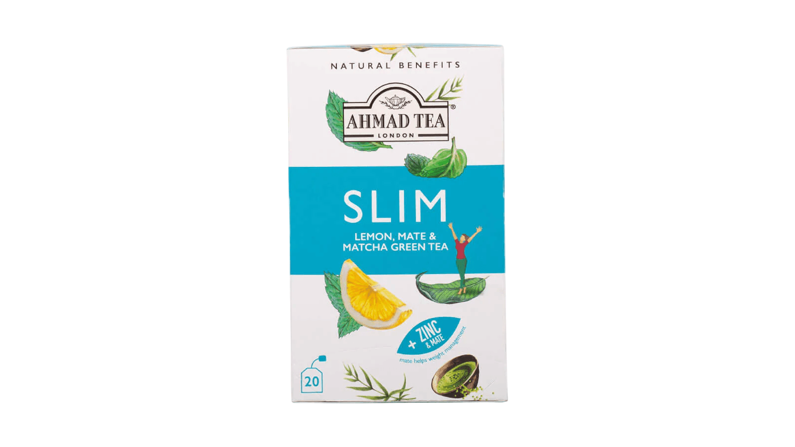 AHMAD TEA zeleni čaj slim 20kom - Cjenoteka