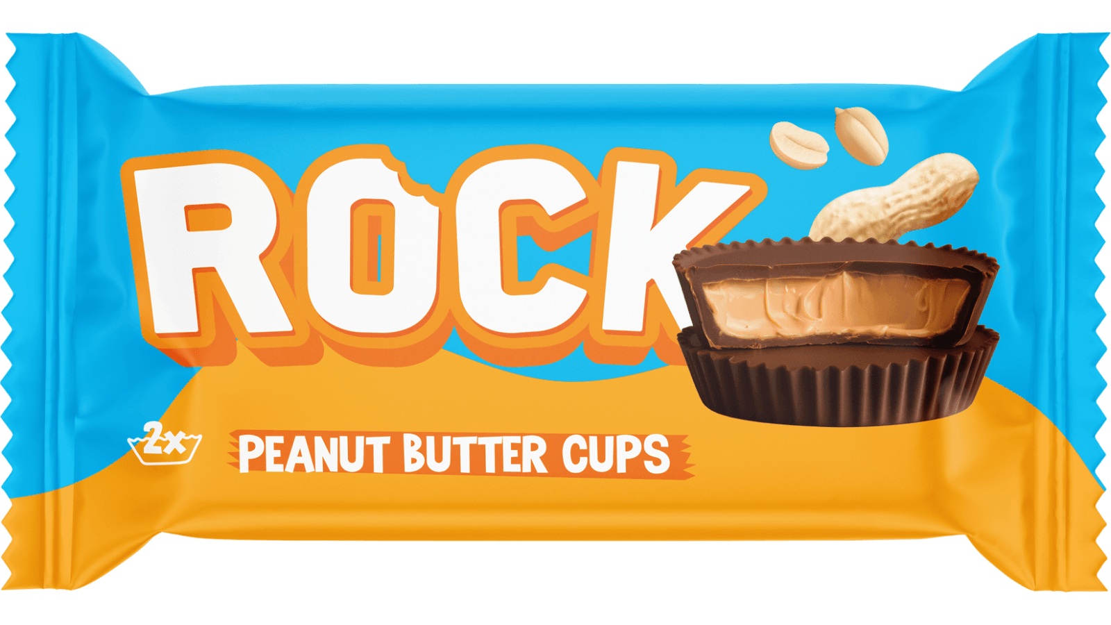 Čokoladica ROCK Peanut butter cups 36g - Cjenoteka