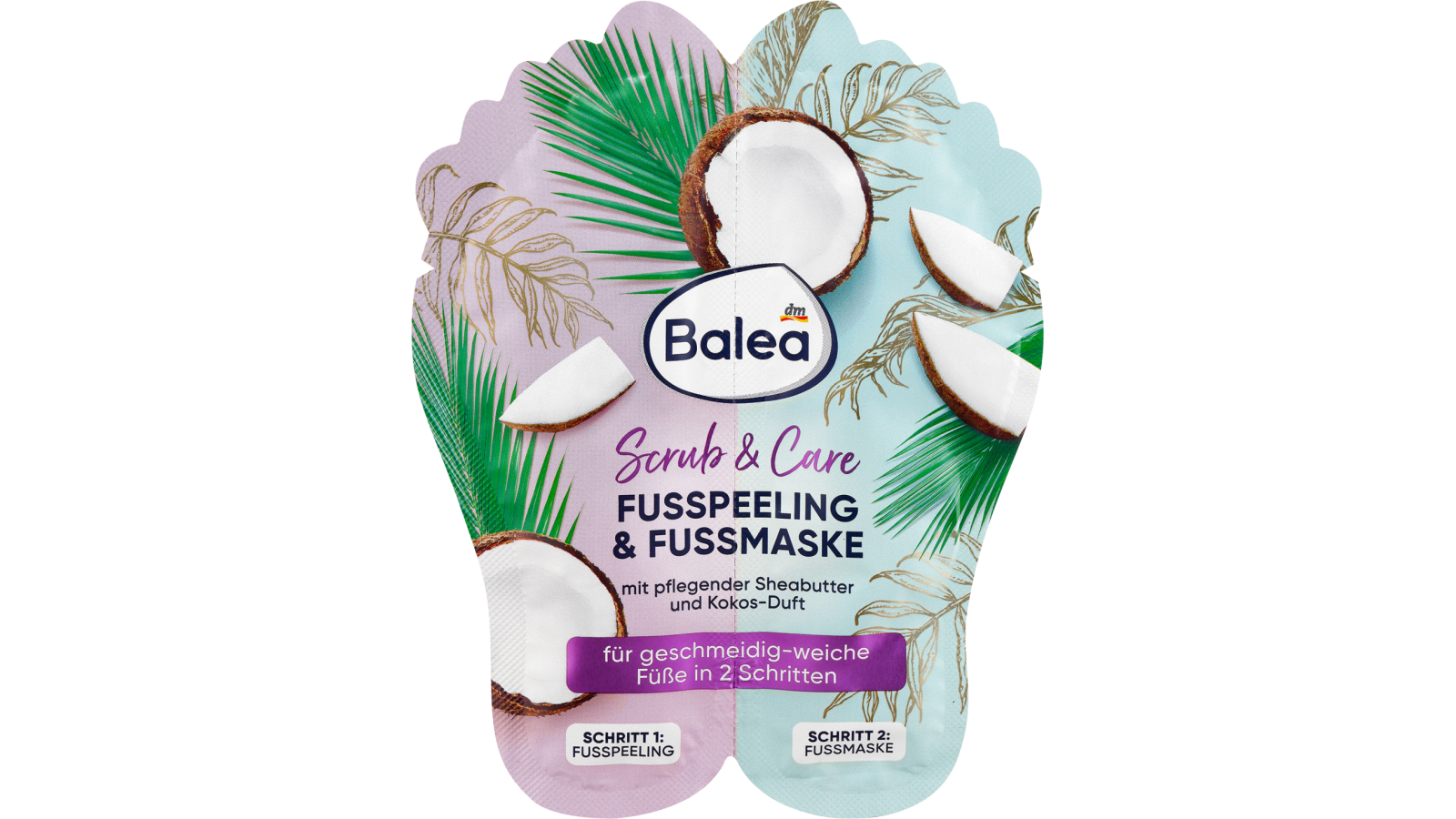 BALEA Scrub & care piling i maska za stopala 20ml - Cjenoteka