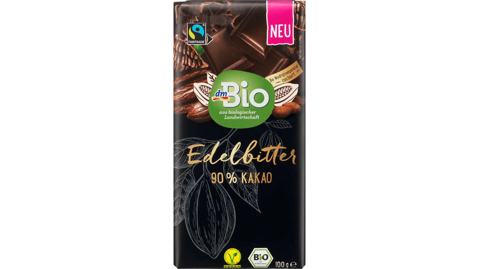 Tamna čokolada DM BIO 90% kakao 100g - Cjenoteka