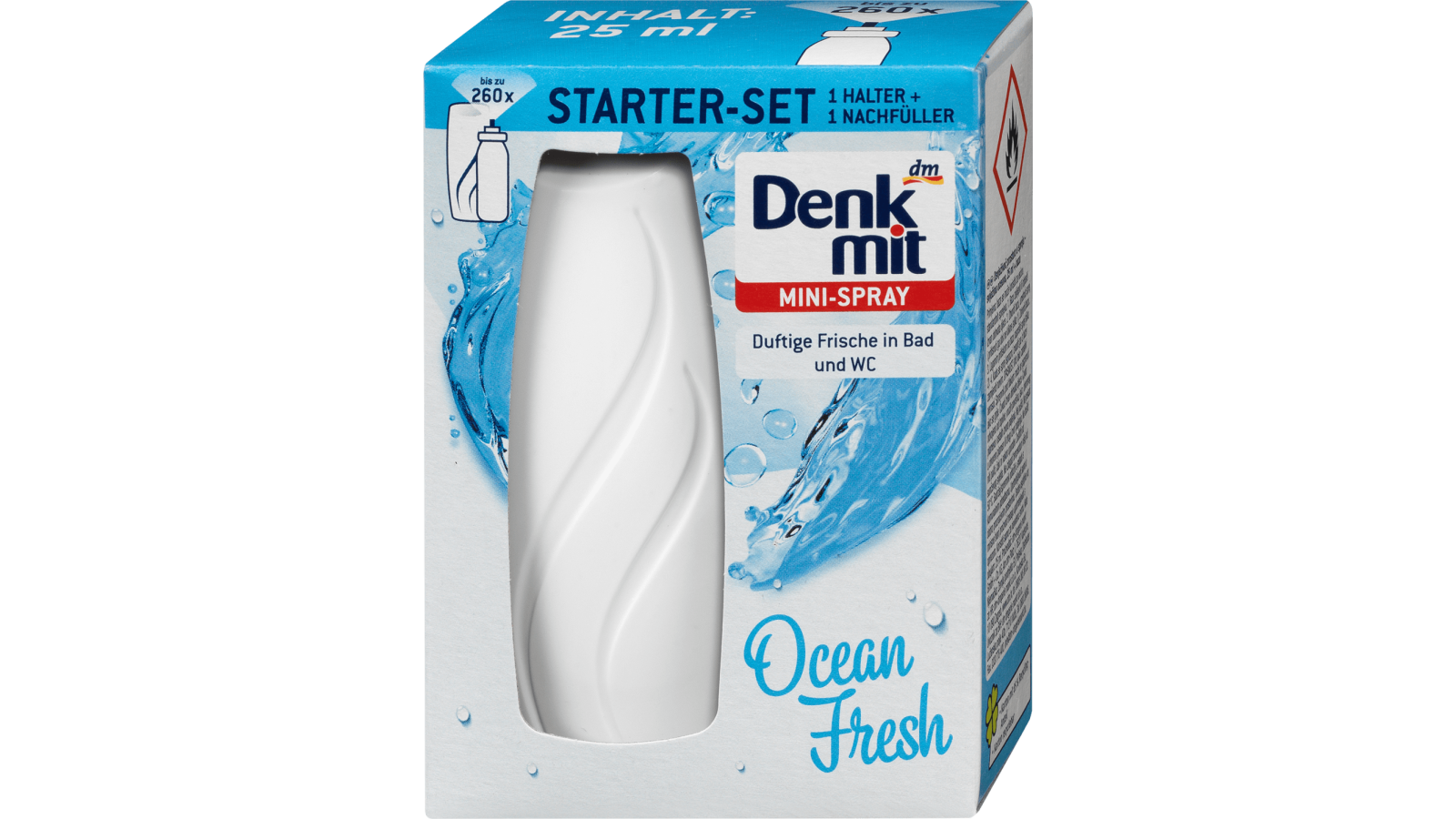 DENKMIT mini osvježivač ocean fresh 25ml - Cjenoteka
