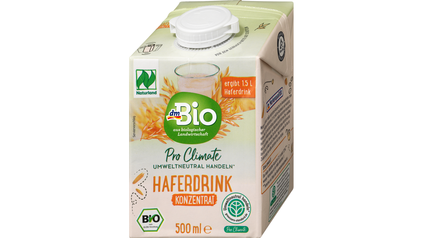 DM BIO Pro climate koncentrirani napitak od zobi 500ml - Cjenoteka