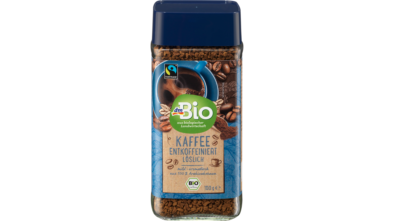 Instant kava DM BIO bez kofeina 100g - Cjenoteka