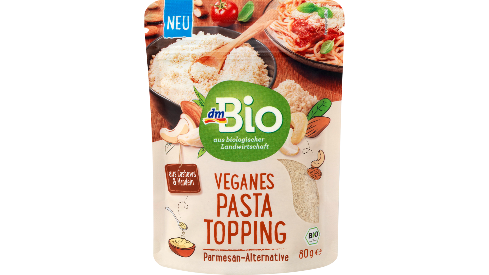 DM BIO Veganski posip za tjesteninu 80g - Cjenoteka