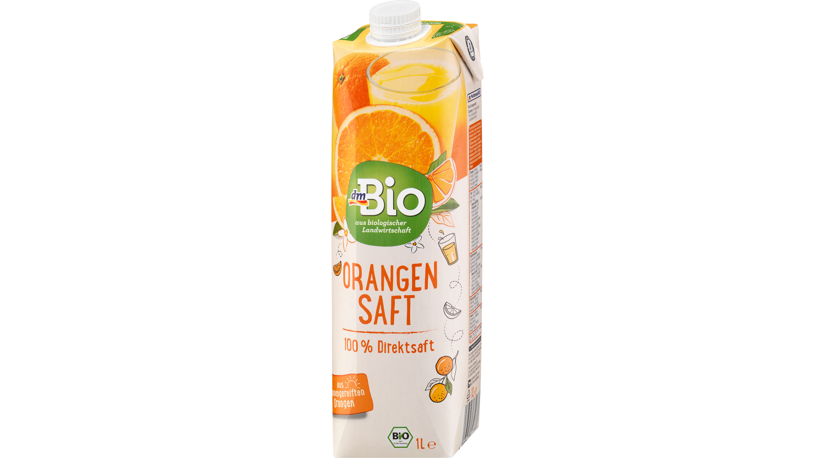 Voćni sok DM BIO naranča 100% 1l - Cjenoteka
