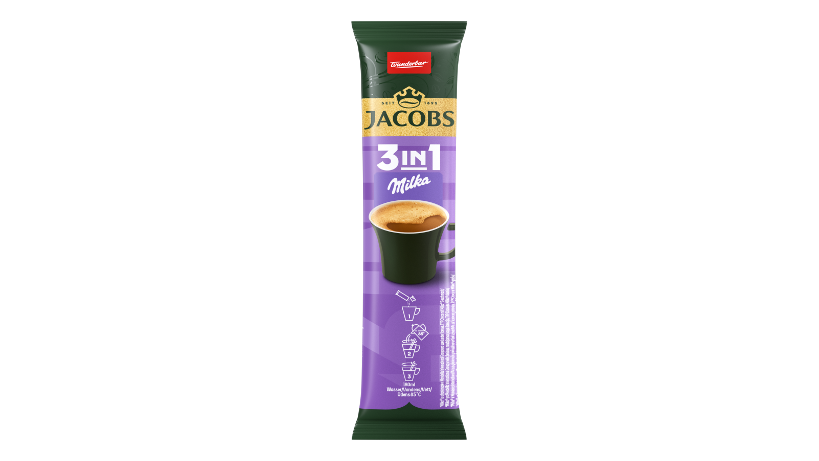Instant kava JACOBS Milka 3u1 12,4g - Cjenoteka