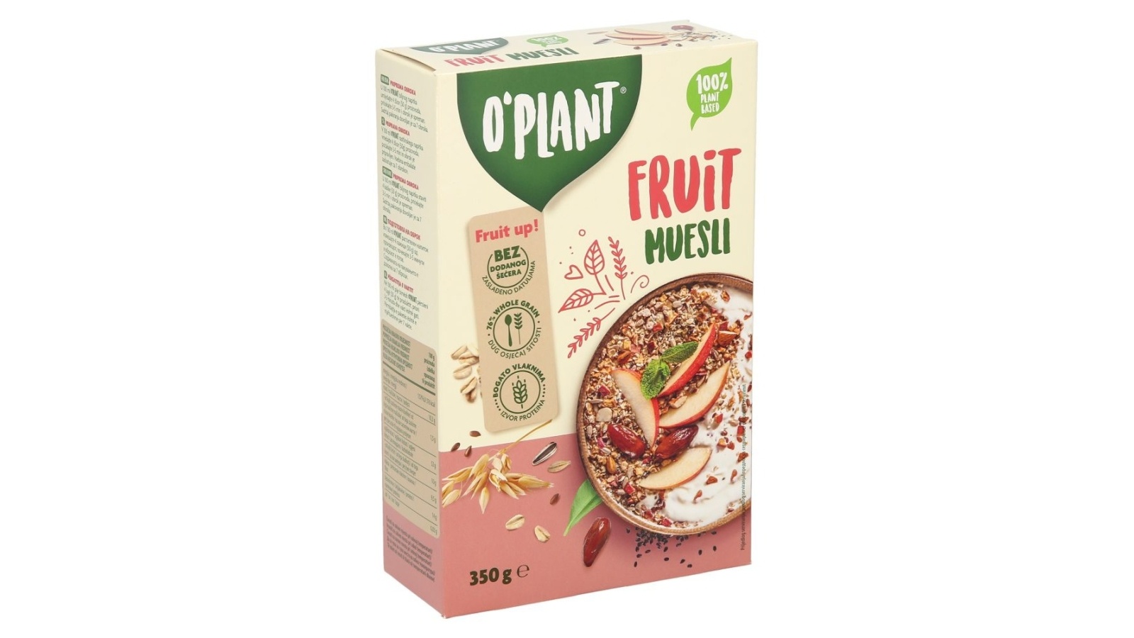 Musli O'PLANT voće 350g - Cjenoteka