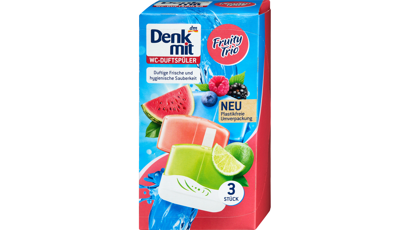 WC osvježivač DENKMIT fruity trio 3kom - Cjenoteka