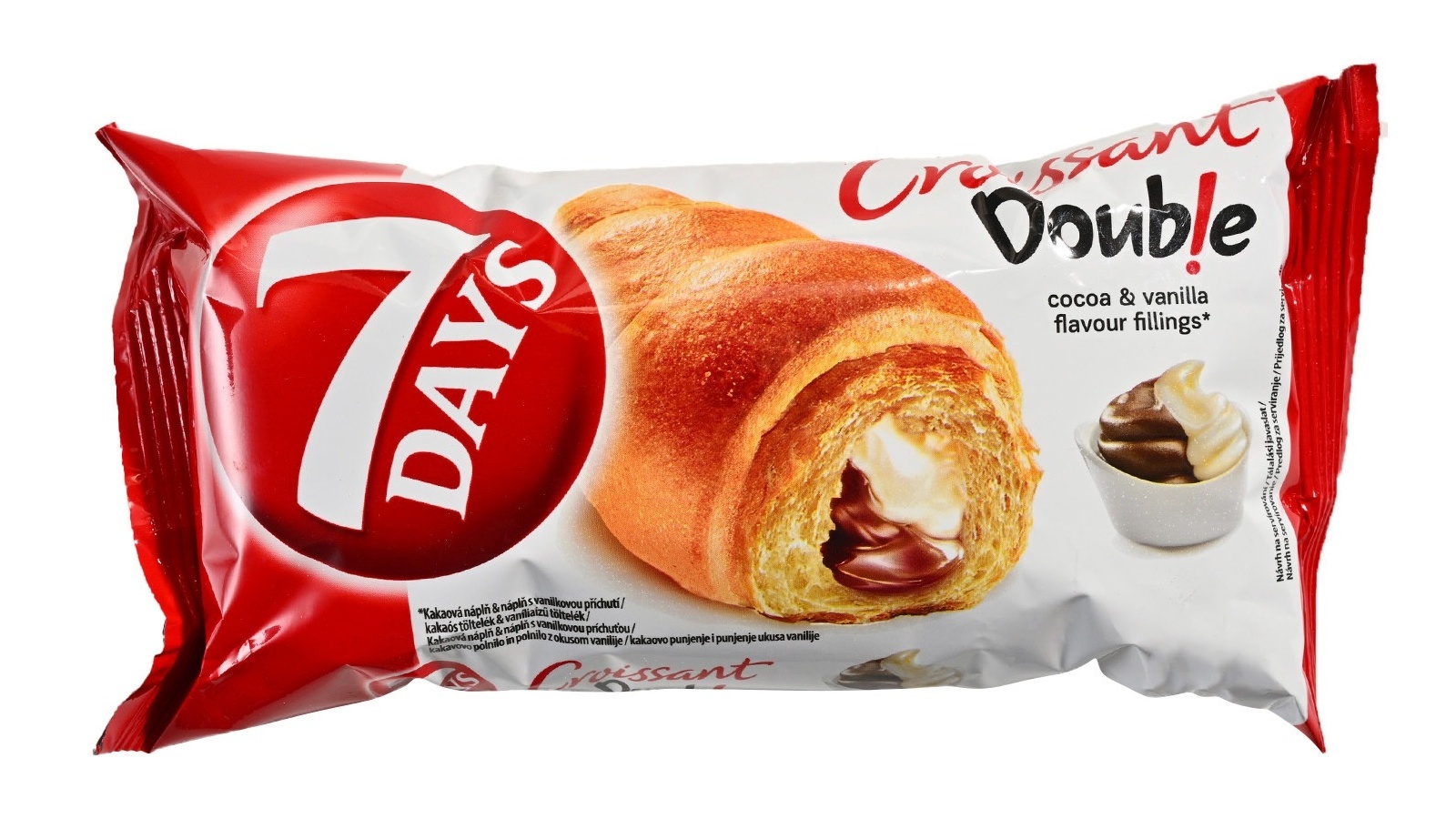 7 DAYS kroasan double midi kakao i vanila 60g - Cjenoteka