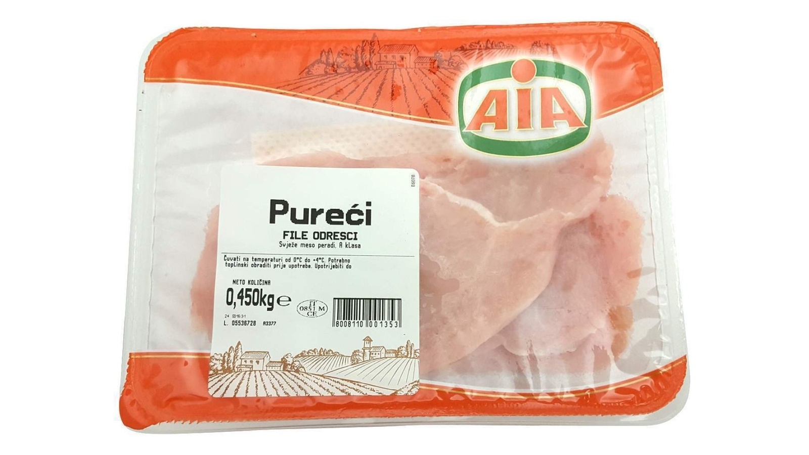 AIA pureći file odresci 450g - Cjenoteka