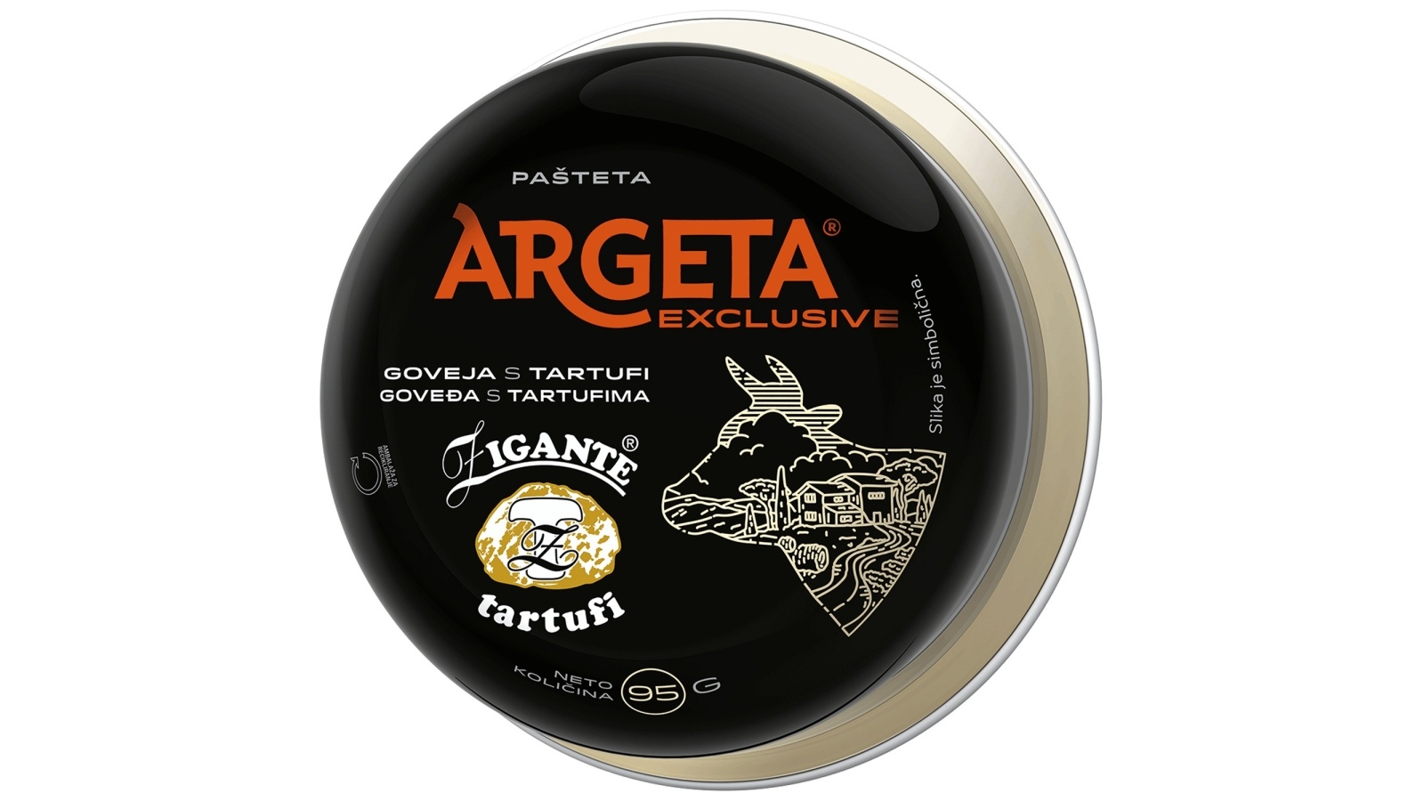 ARGETA Exclusive goveđa pašteta s tartufima 95g - Cjenoteka
