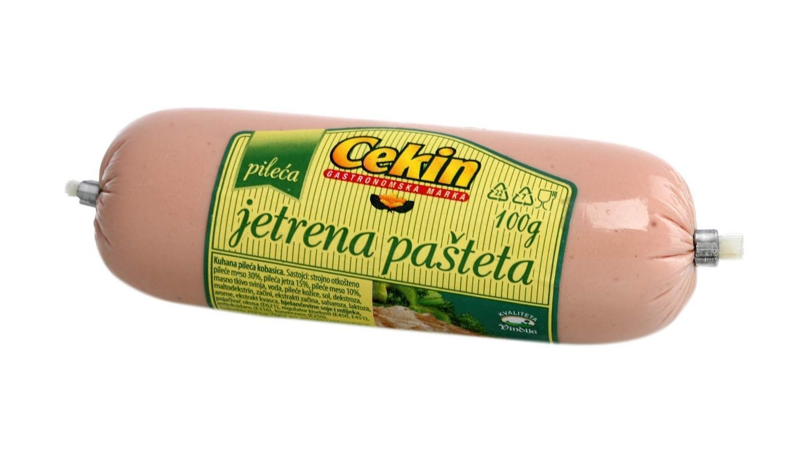 CEKIN pileća jetrena pašteta 100g - Cjenoteka