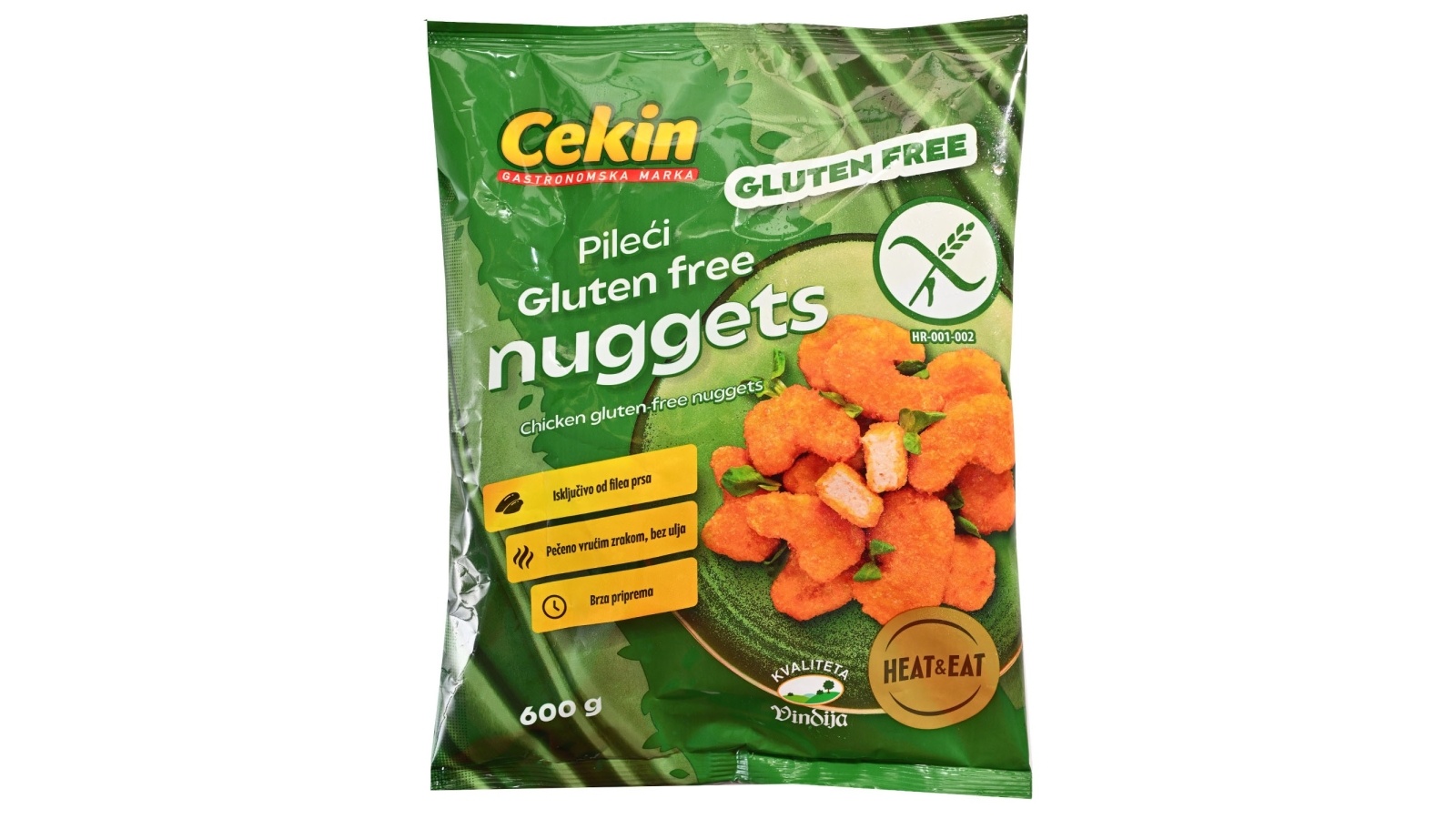 CEKIN pileći nuggets bez glutena 600g - Cjenoteka