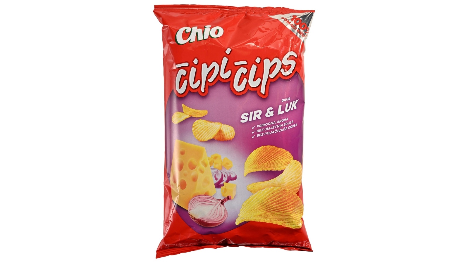 CHIO Čipi čips sir & luk 120g - Cjenoteka