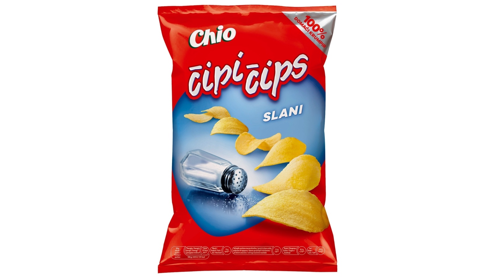 CHIO Čipi čips slani 130g - Cjenoteka
