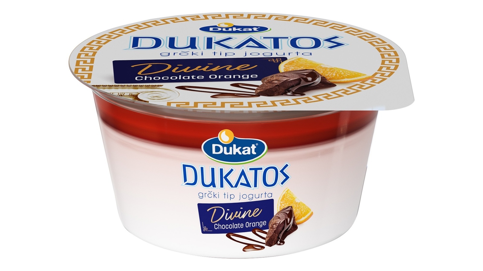 DUKATOS grčki tip jogurta naranča čokolada 150g - Cjenoteka