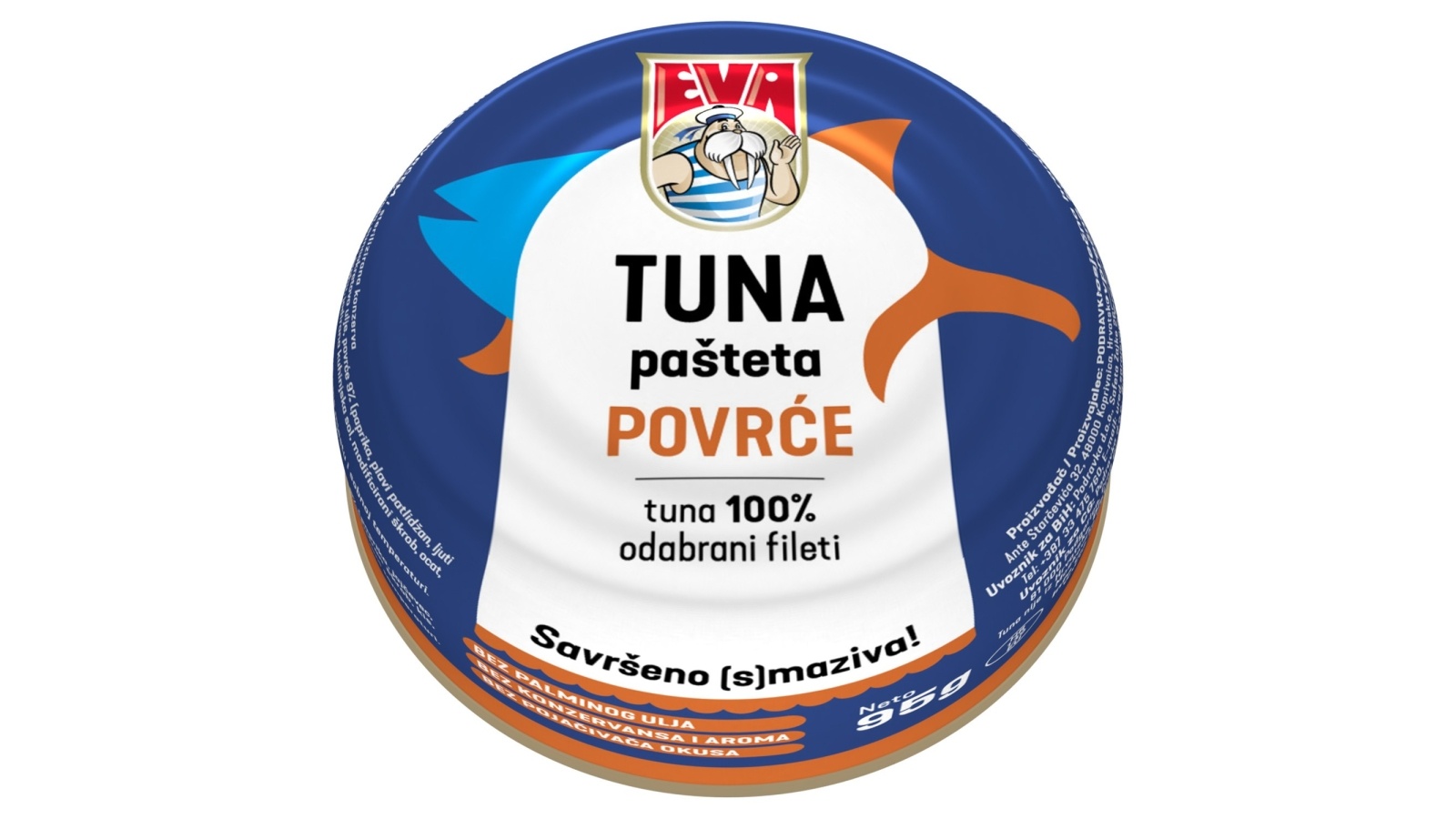 EVA Tuna pašteta povrće 95g - Cjenoteka