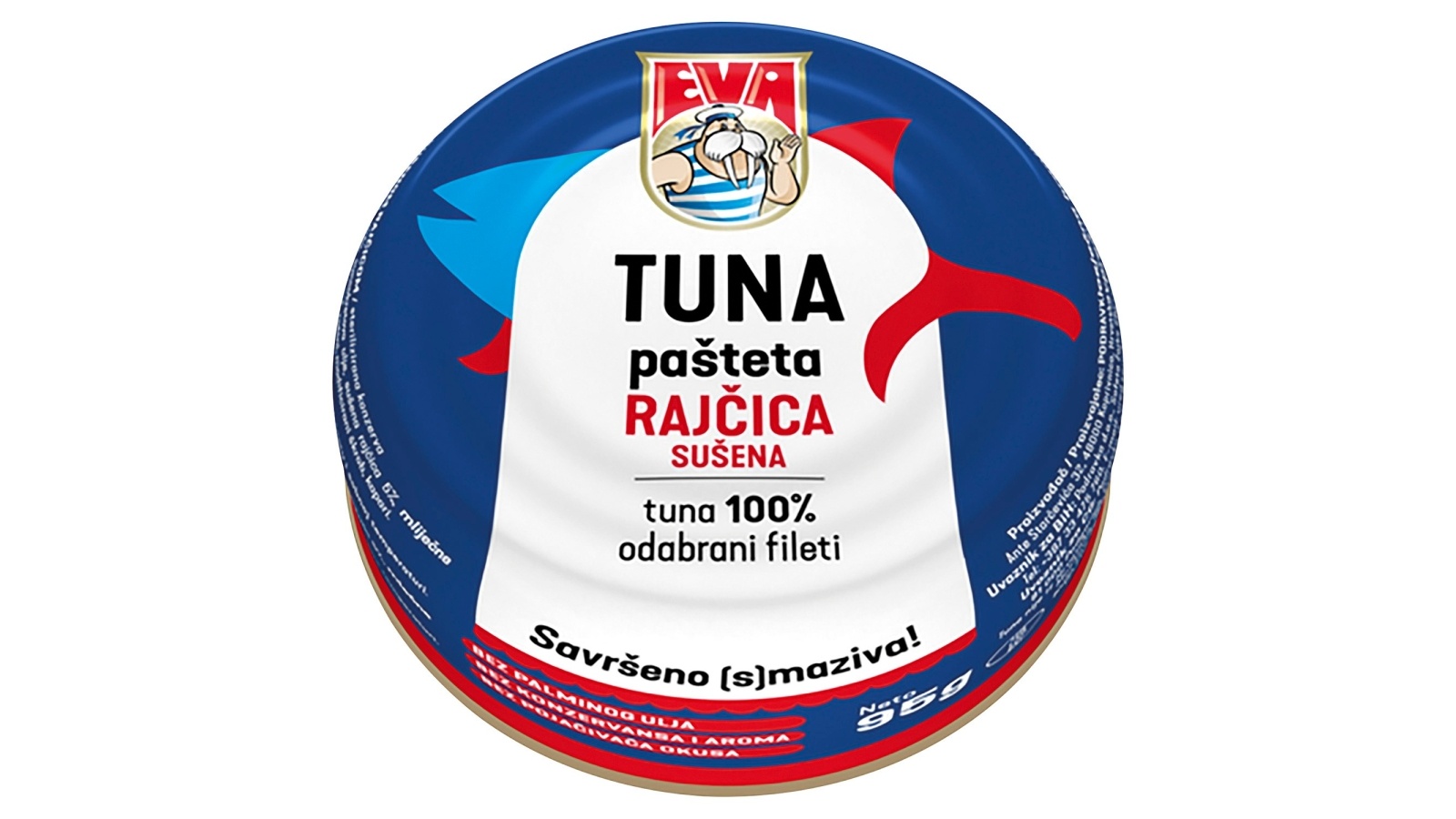 EVA Tuna pašteta rajčica sušena 95g - Cjenoteka