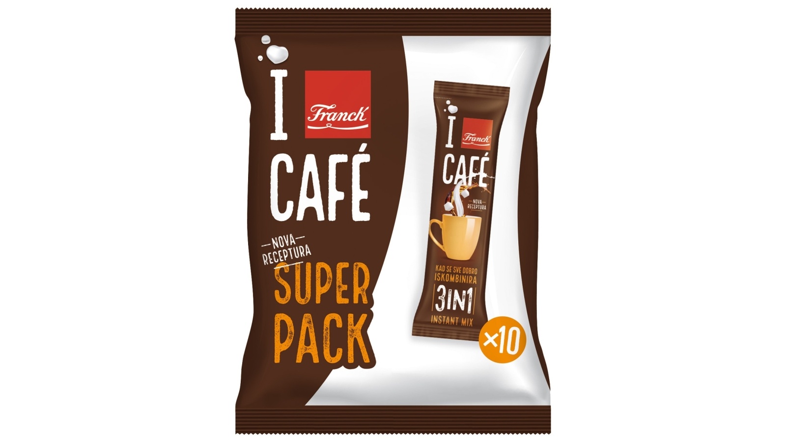 FRANCK Cafe instant kava 3u1 180g - Cjenoteka