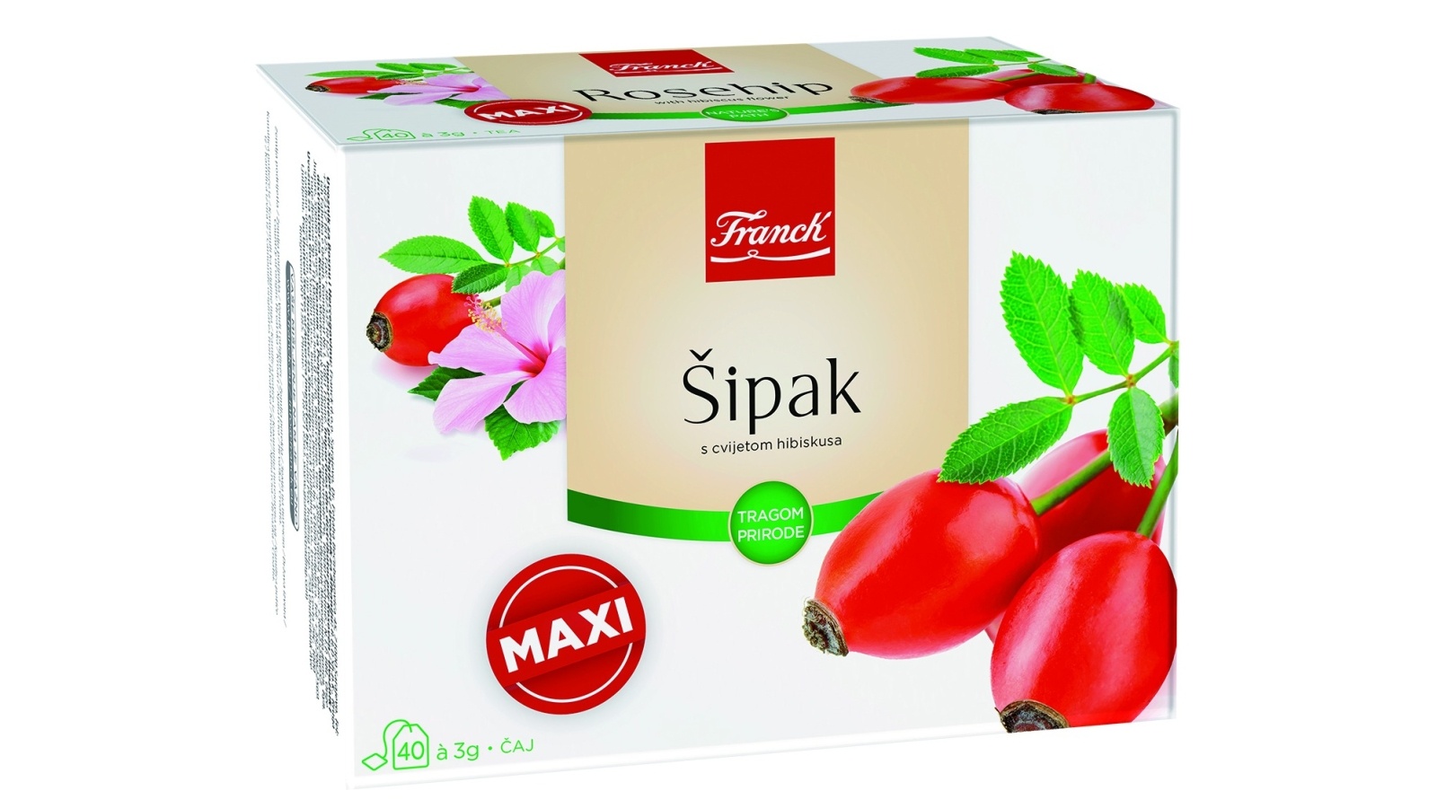 FRANCK šipak s cvijetom hibiskusa čaj 120g - Cjenoteka