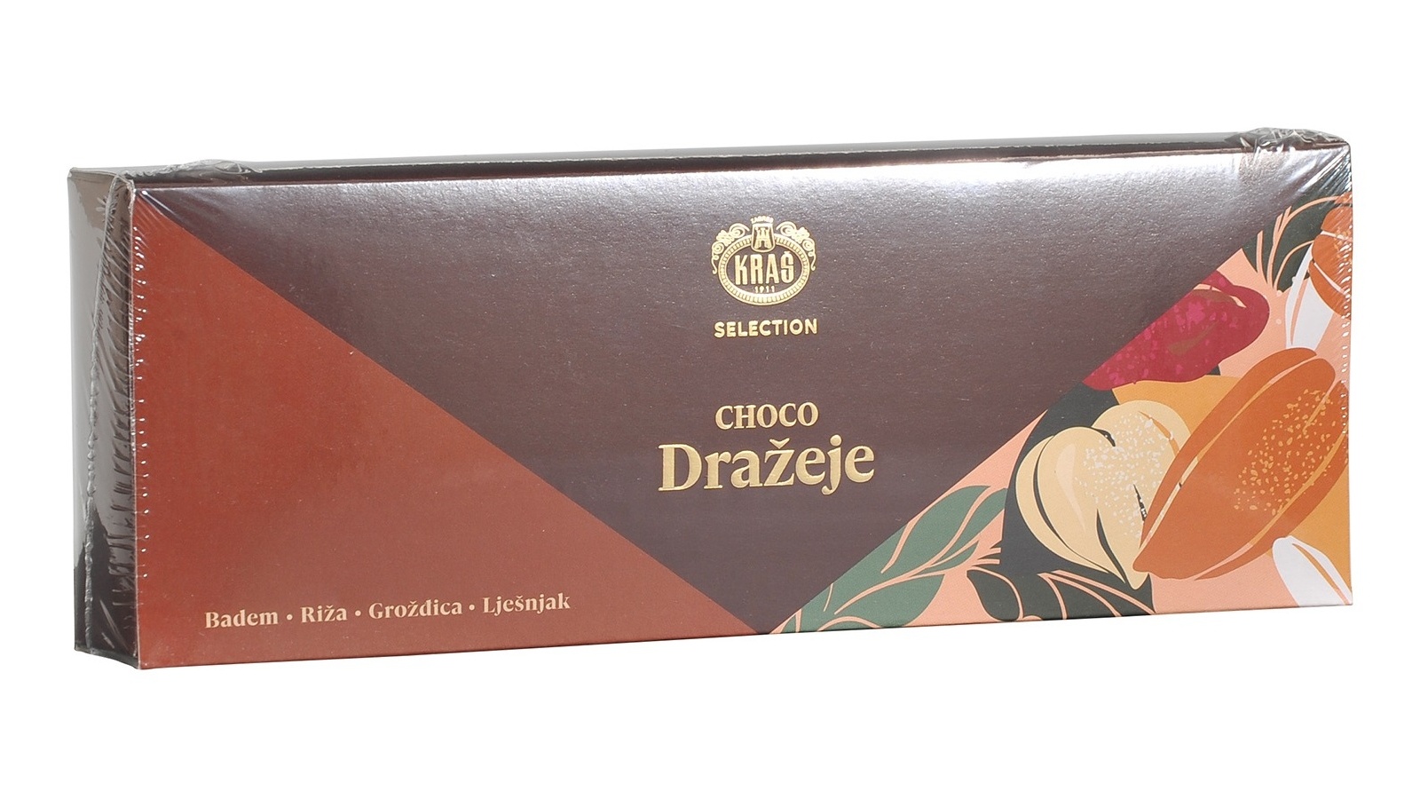 KRAŠ Dražeje choco badem riža grožđica lješnjak 350g - Cjenoteka