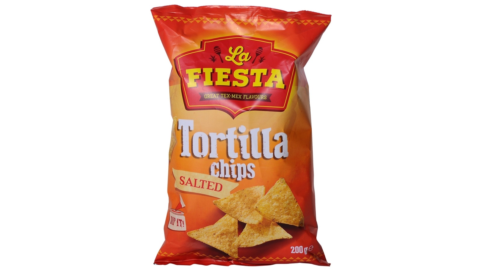 LA FIESTA tortilla čips salted 200g - Cjenoteka