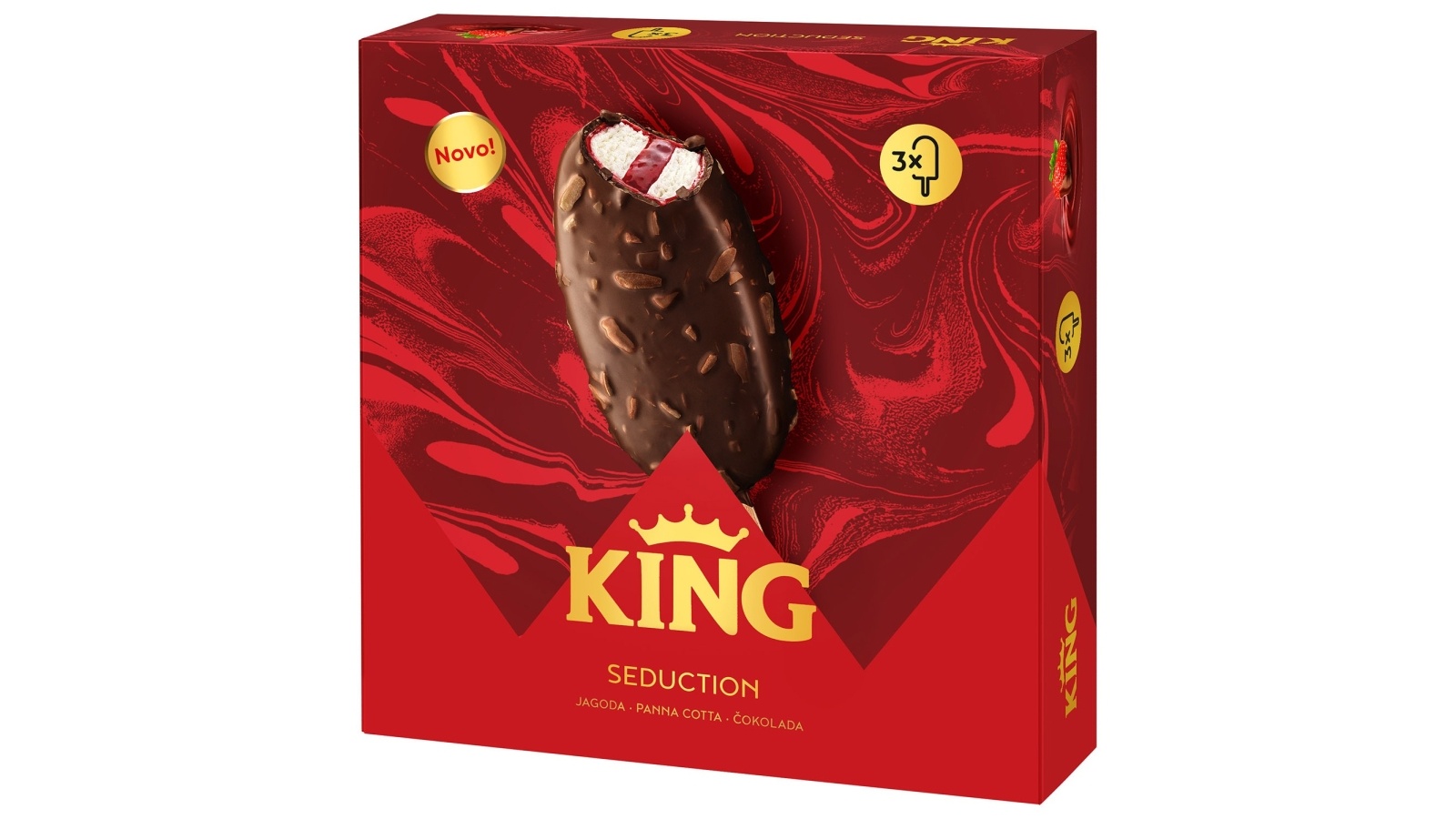 LEDO King seduction sladoled štapić 3x100ml - Cjenoteka