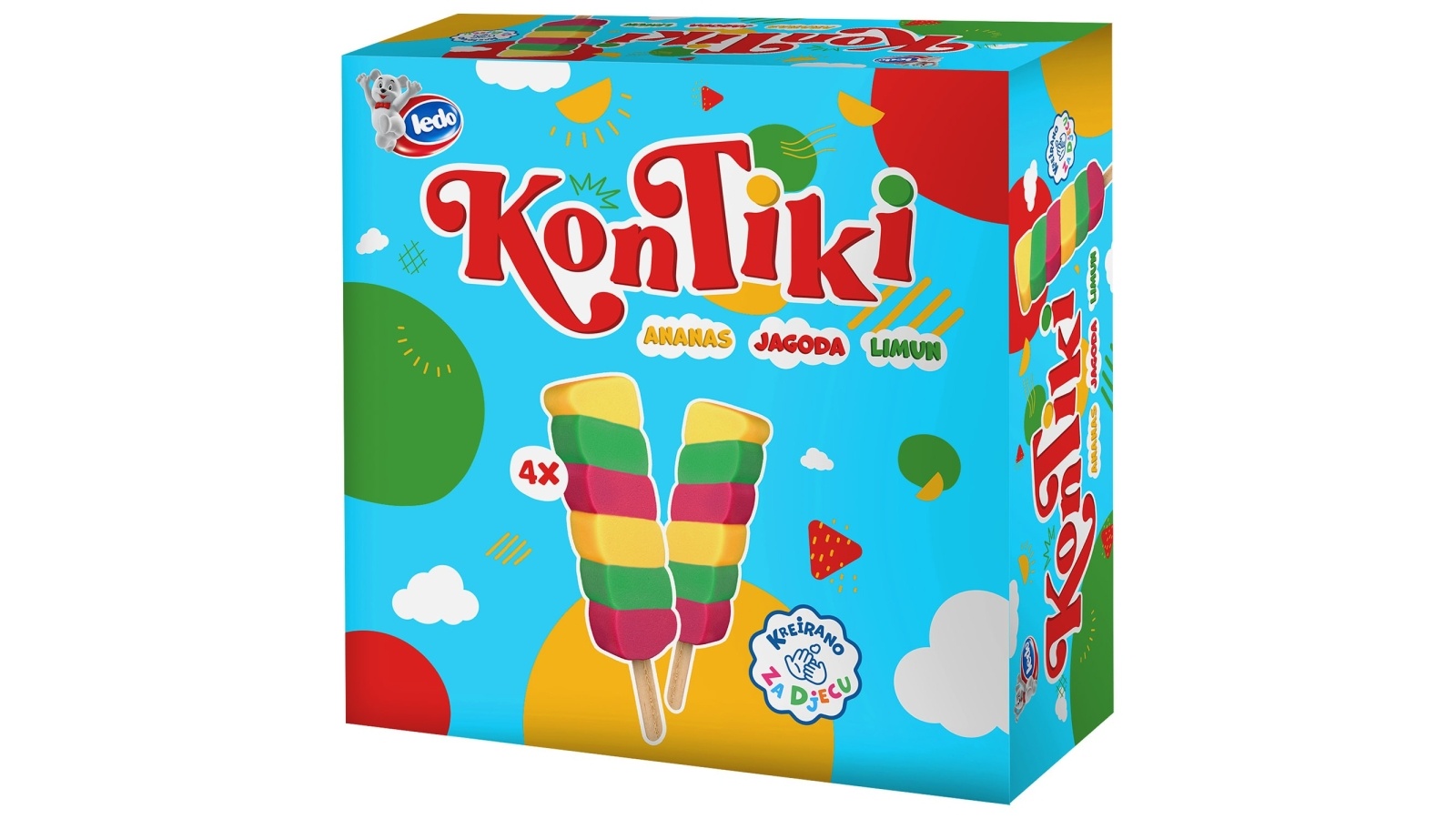 LEDO Kontiki sladoled štapić multipack 4x70ml - Cjenoteka