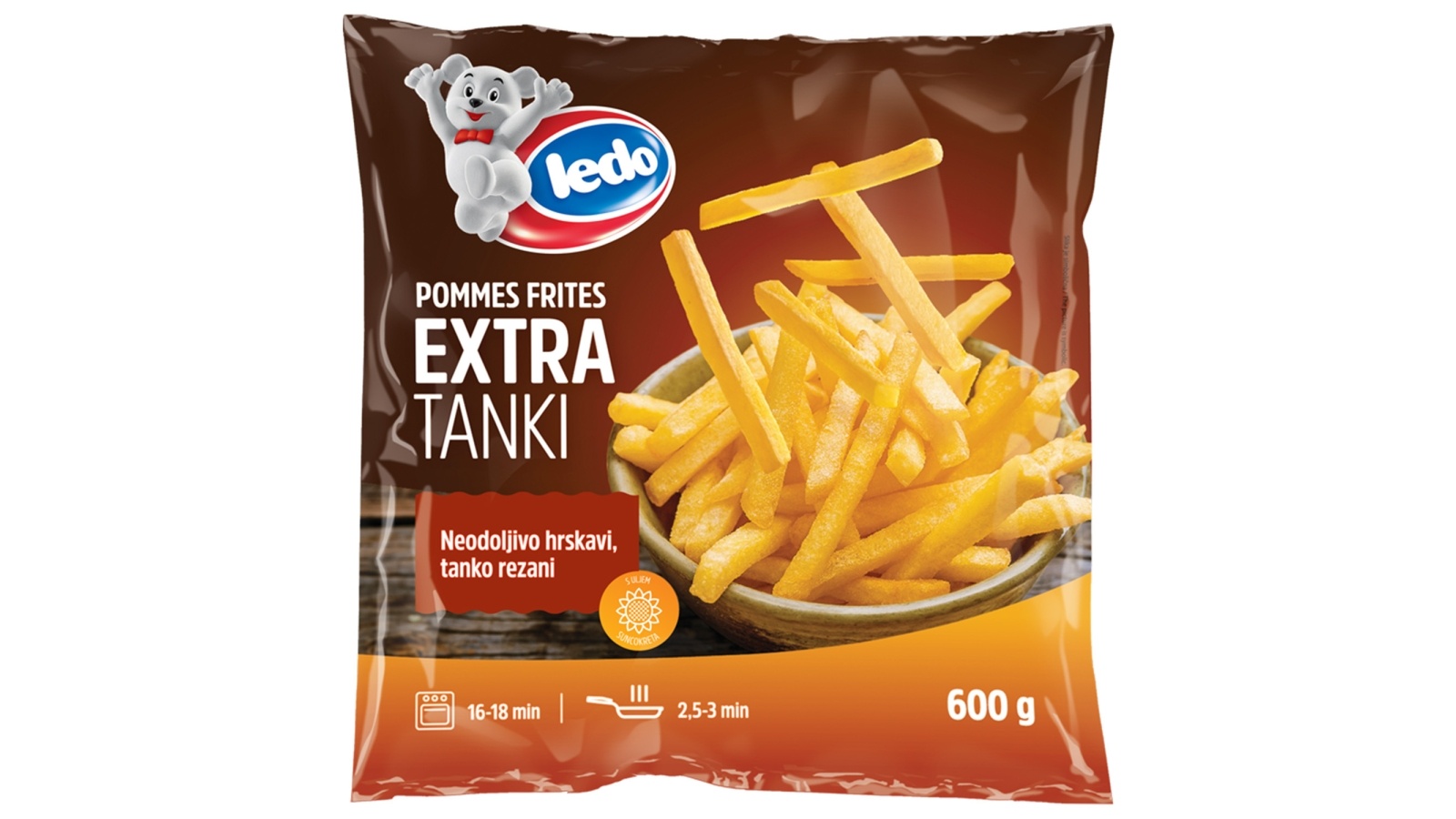 LEDO Pommes frites extra tanki 600g - Cjenoteka
