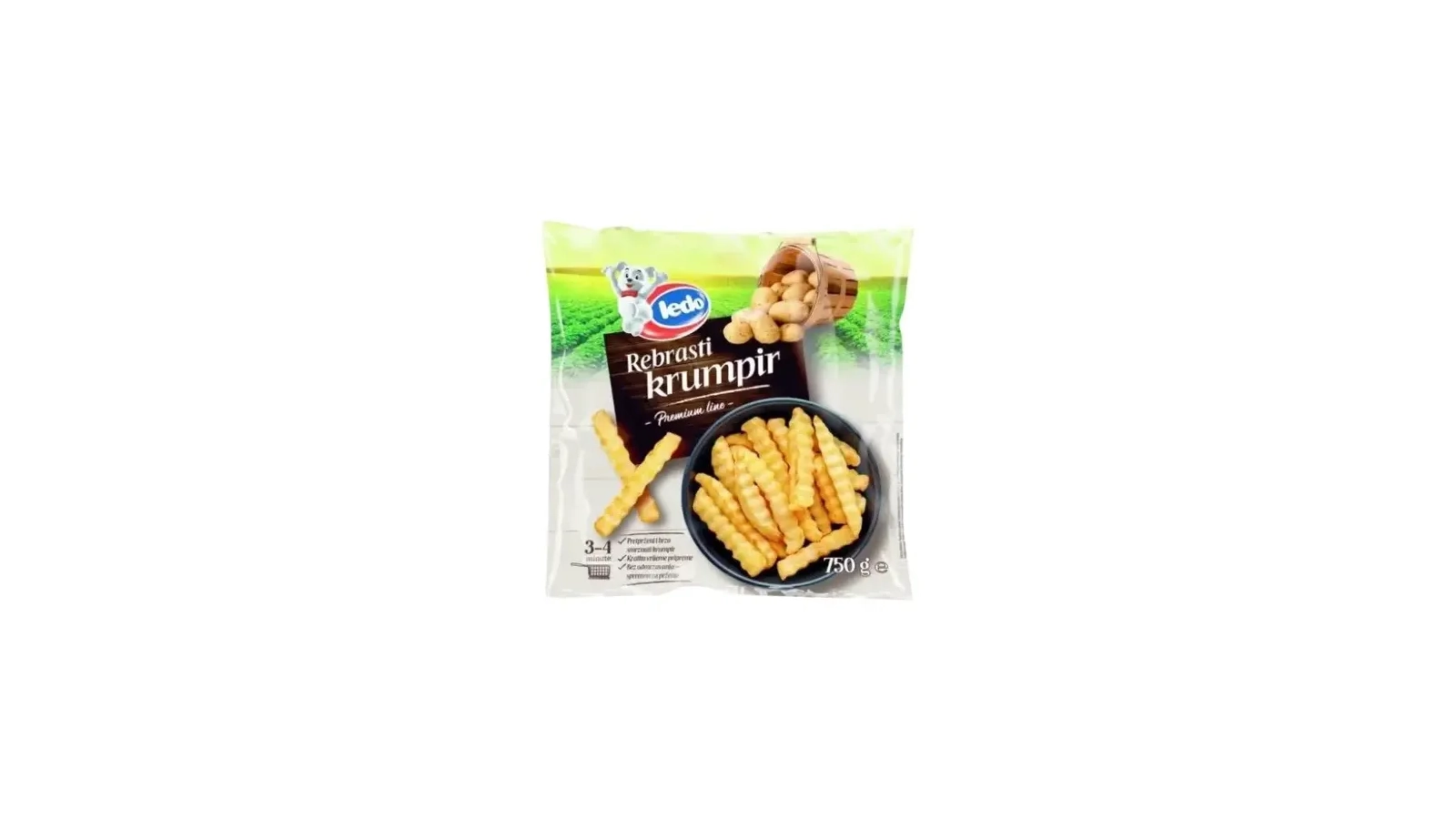 LEDO Pommes frites rebrasti 750g - Cjenoteka