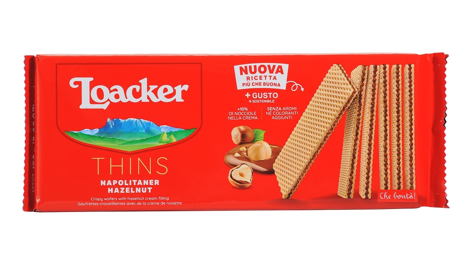 LOACKER Thins napolitanke lješnjak 150g - Cjenoteka
