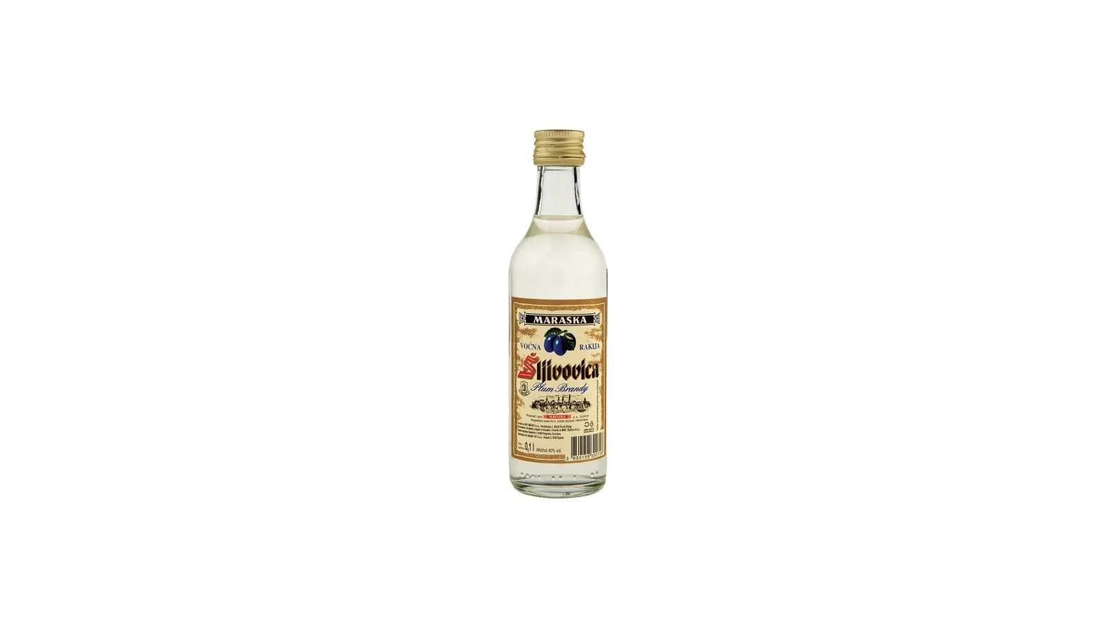 MARASKA Šljivovica rakija 0,1l - Cjenoteka