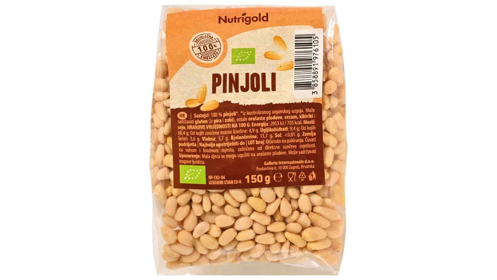 NUTRIGOLD pinjoli 150g - Cjenoteka