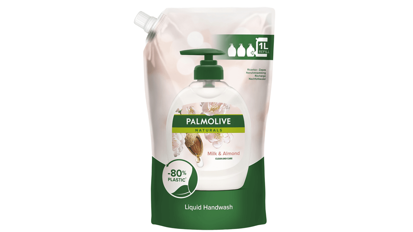 PALMOLIVE Almond & milk refill tekući sapun 1l - Cjenoteka